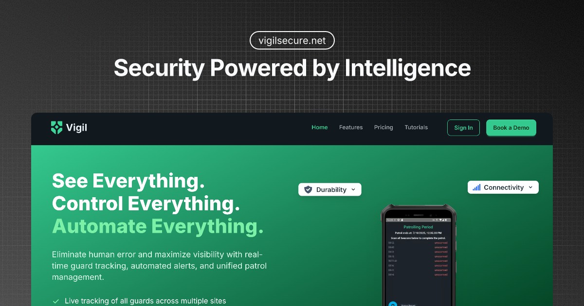 Vigil - Next Generation Guard Patrol Management